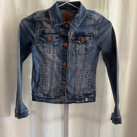 Levi's | Jackets & Coats | Girls Levis Iconic Classic Denim Trucker ...